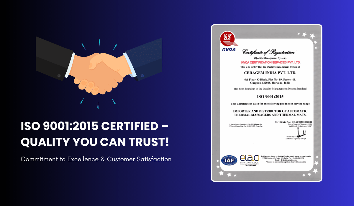 Ceragem's Commitment to Quality: ISO 9001 Certification (2025 – 2028 ...