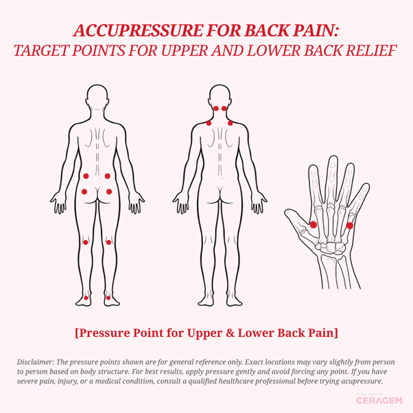 Acupressure for Back Pain: Target Points for Upper & Lower Back Relief